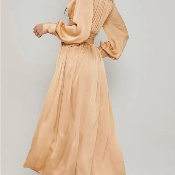 Dresses | Silk Elegant Button Dress | Poshmark